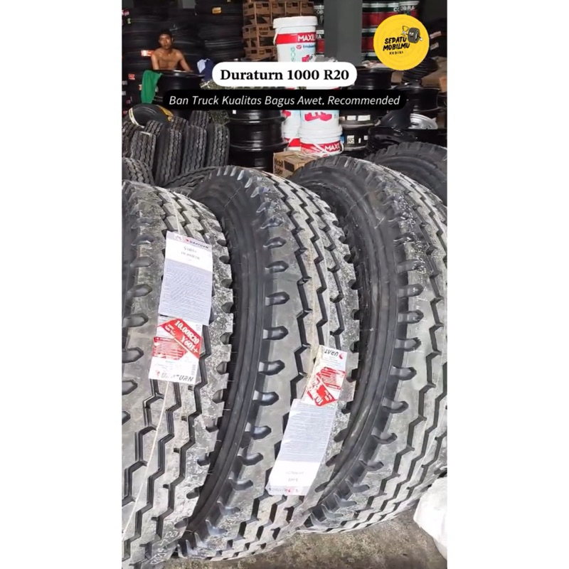 Jual Ban Truk Duraturn SET 1000 R20 - Ban truck kawat - Ban kawat 1000.20 1000-20 SET BAN DALAM ...
