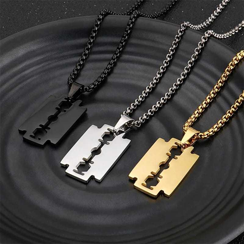 Jual KALUNG TITANIUM PRIA MODEL ROLO LIONTIN HIPSTER KALUNG LIONTIN ...