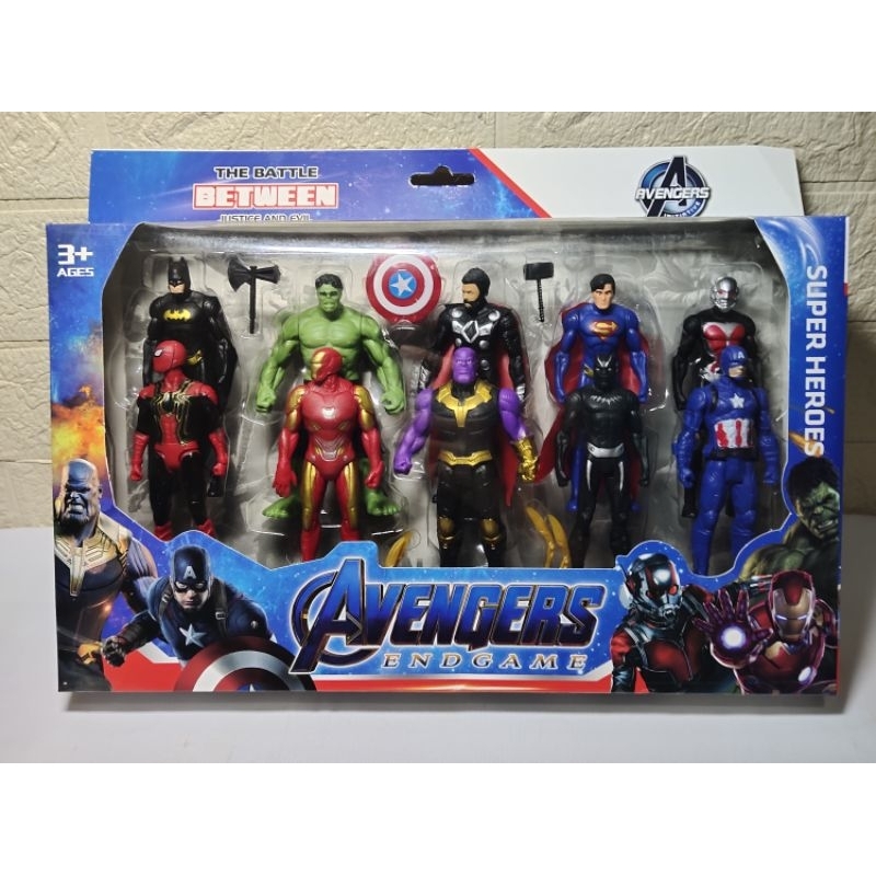 Jual Mainan Avengers Set Robot Superhero Isi : 10 Pcs | Shopee Indonesia
