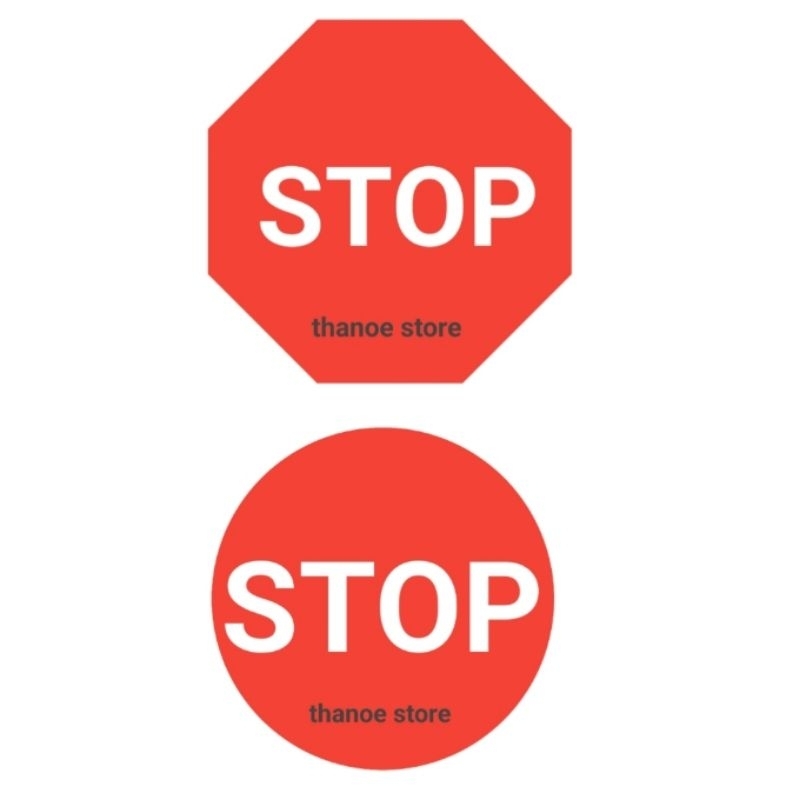 Jual Stiker Stop Rambu Lalu Lintas Tanpa Minimum order | Shopee Indonesia