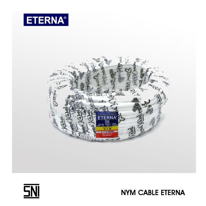 Jual Kabel Listrik NYM 2x1,5mm 50M ETERNA | ETERNA Kabel NYM | SNI | Shopee Indonesia