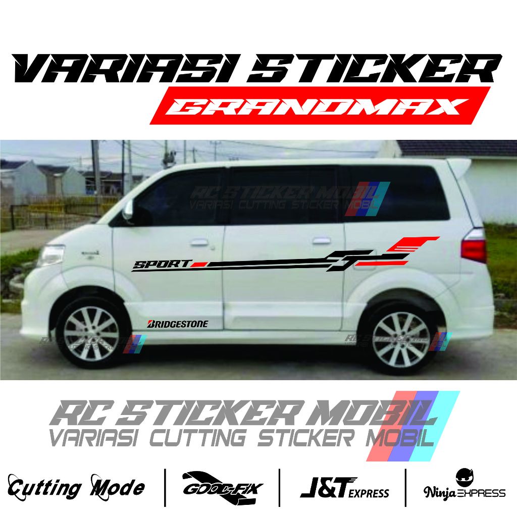 Jual NEW CUTTING STICKER MOBIL GRAND MAX MINIBUS GRAND MAX BLINDVAN ...