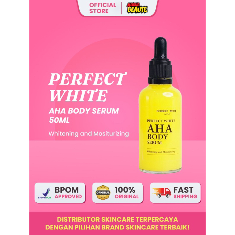 Jual PERFECT WHITE SERIES MIMI AHA BODY SERUM WHITENING 50ML | Shopee Indonesia