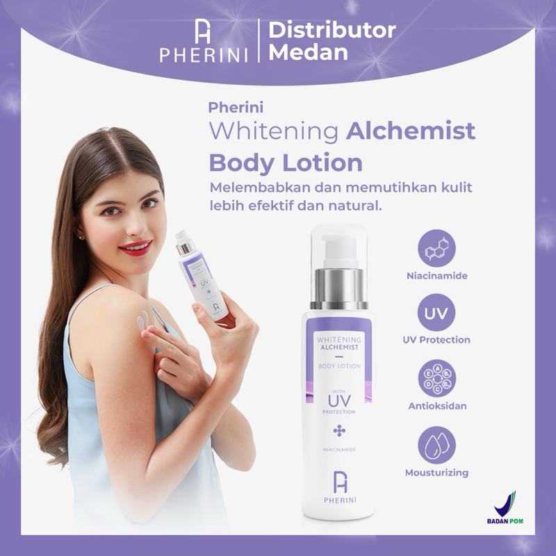 Jual Pherini Whitening Body Lotion Alchemist With UV Protection ...
