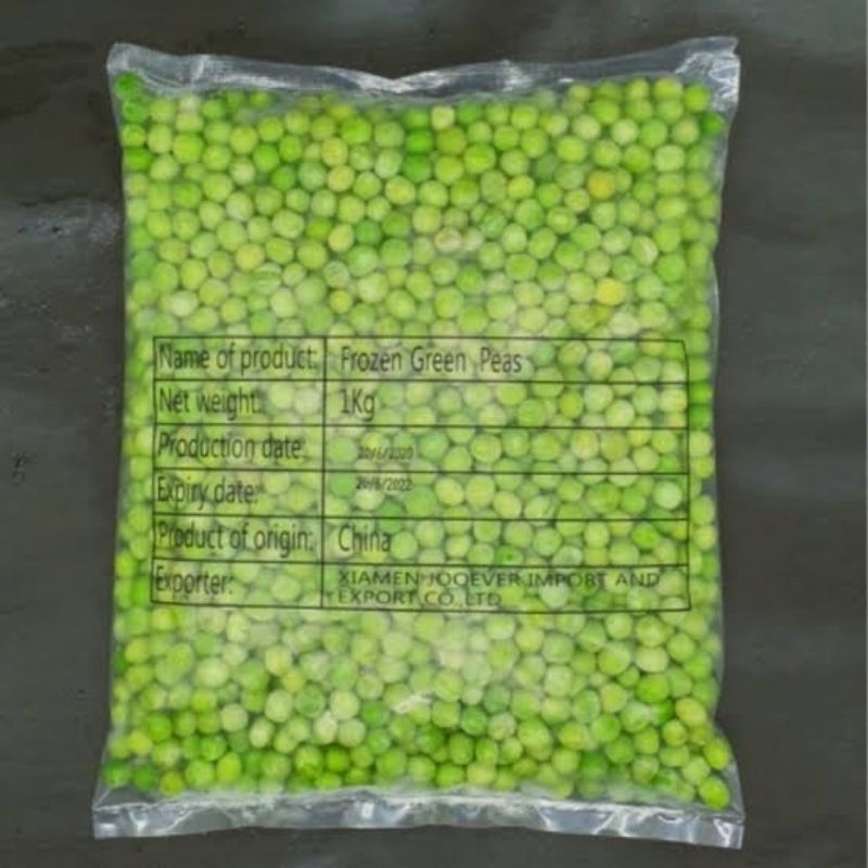 Jual Green Peas Frozen/ kacang polong beku 1 kg | Shopee Indonesia