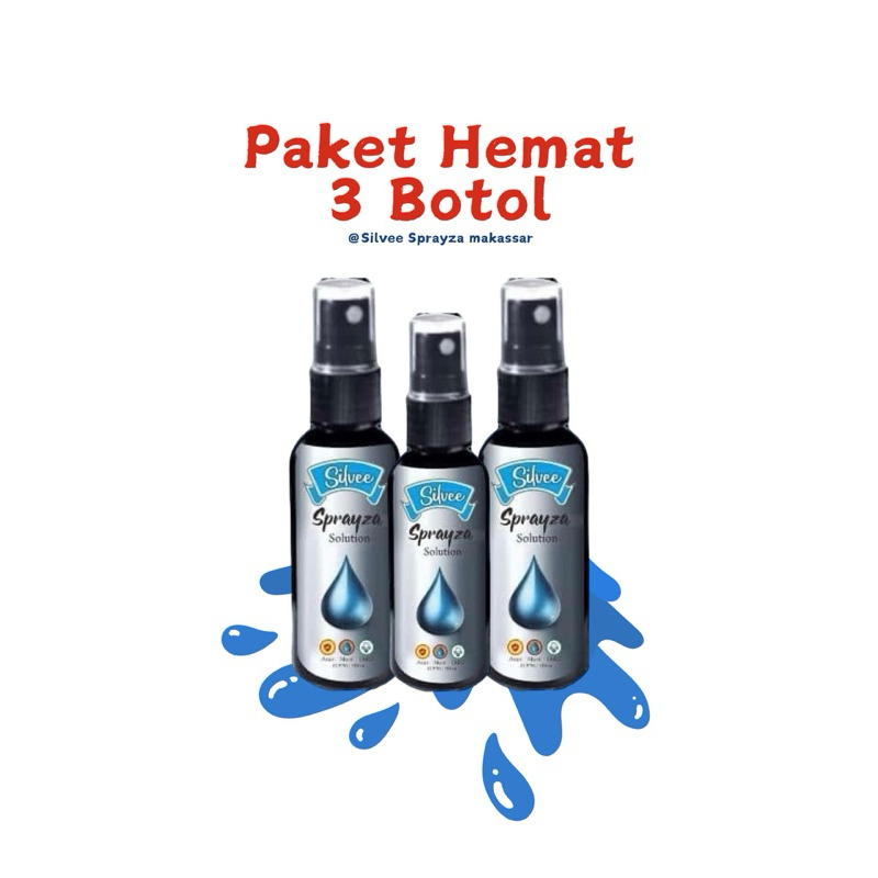 Jual Paket Hemat ( 3 Botol Silvee Sprayza ) | Shopee Indonesia
