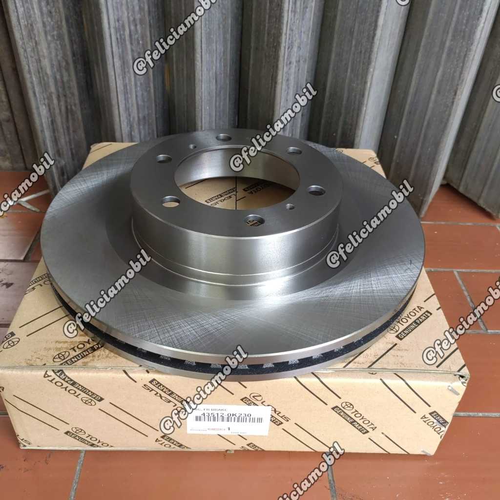 Jual Piringan Cakram Rem Disc Brake Depan Hilux Revo 2GD 1GD 43512 ...