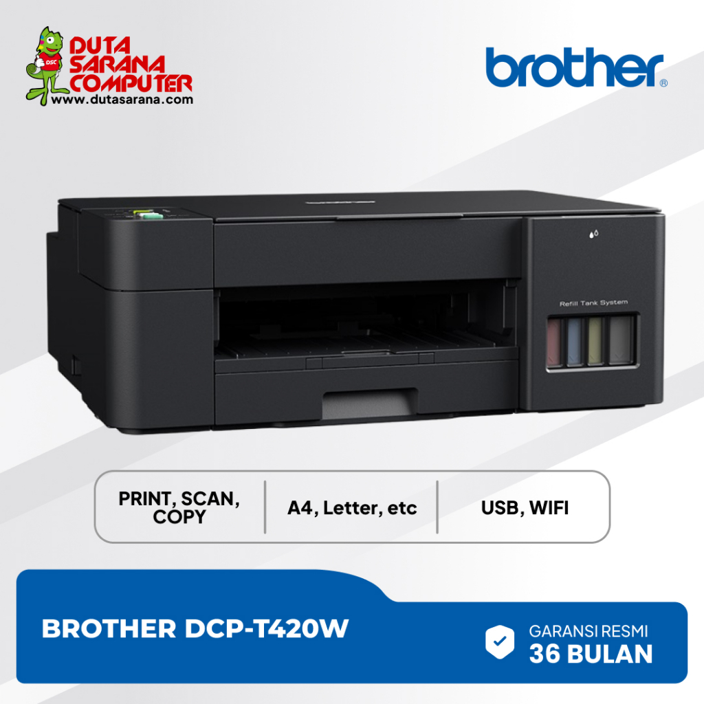 Jual PRINTER BROTHER DCP-T420W T420 Inkjet AIO Print Scan Copy Wifi ...