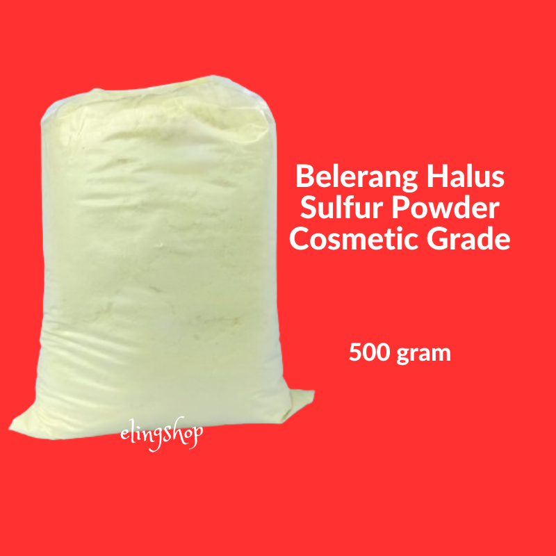 Jual Belerang Bubuk Murni Sulfur Obat Kulit Gatal 500 Gram | Shopee ...