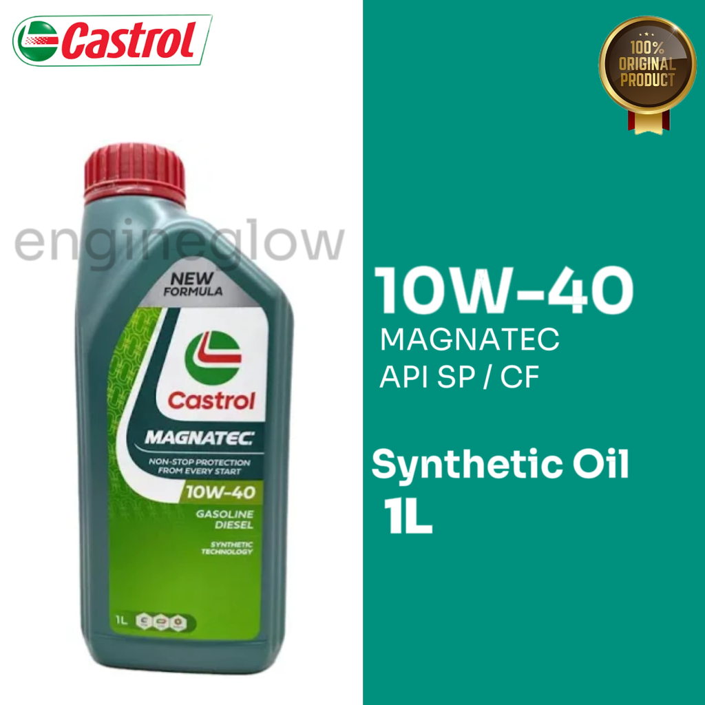 Jual OLI CASTROL MAGNATEC SAE 10W-40 Api SP/Cf 1 L Bensin dan Diesel ...