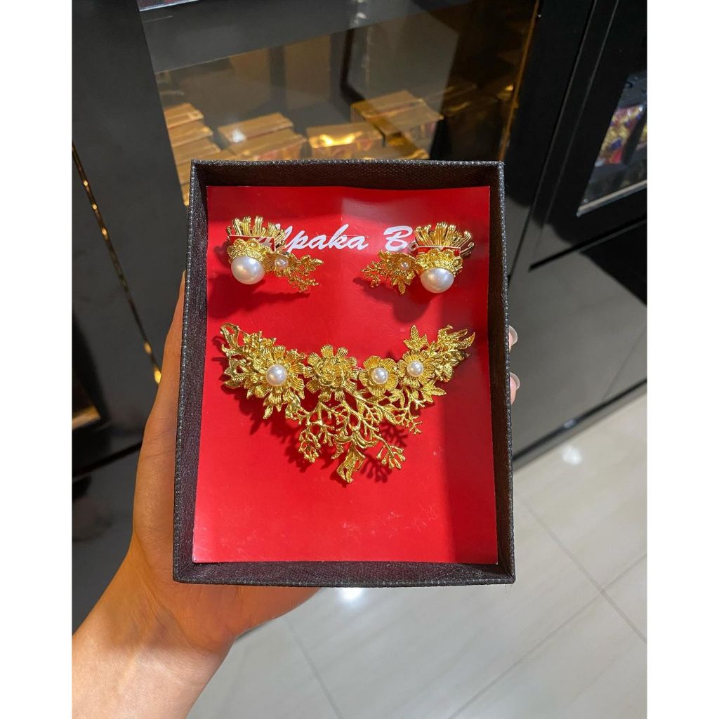 Jual Set Bros Akar Motif 5 Alpaka Bali | Shopee Indonesia