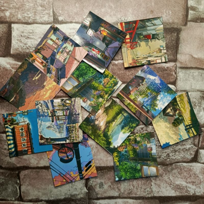 Jual 25pcs Sticker Pemandangan Alam SCENERY / Sticker Journaling ...