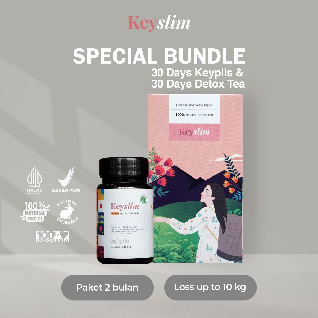 Jual [Bundle KEYSLIM Paket 2 Bulan] | Shopee Indonesia