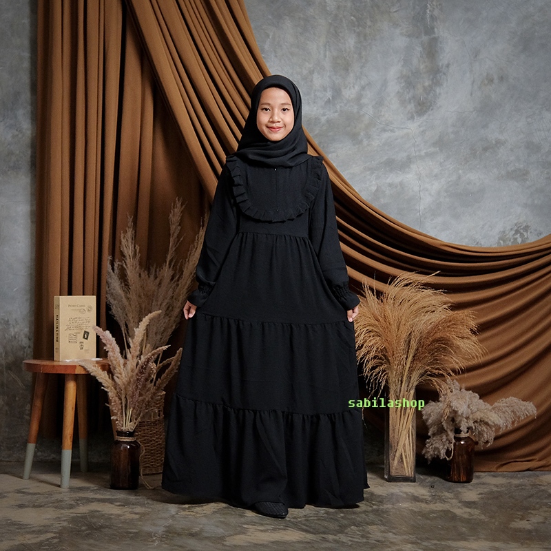 Jual GAMIS cringkle ANAK perempuan 6-16 tahun remaja tanggung fashion ...