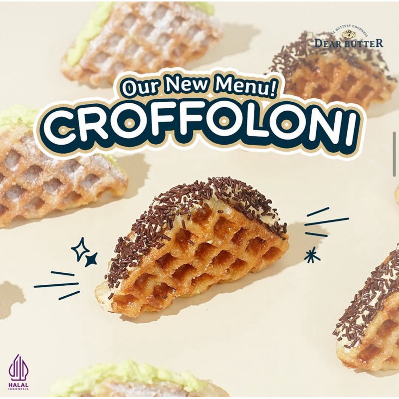 Jual DEAR BUTTER CROFFOLONI CROMBOLONI CROFFLE SRIKAYA PANDAN MOCCA ...