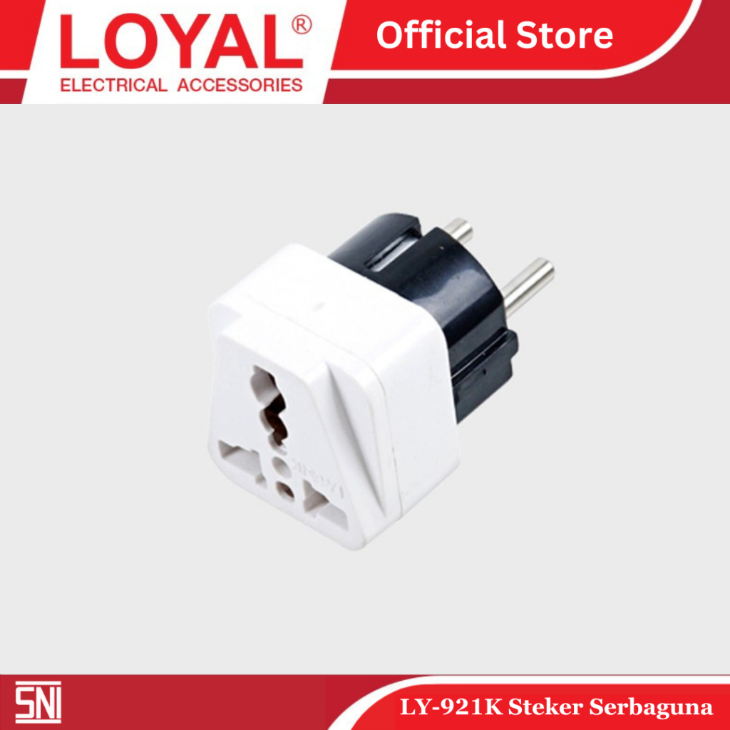 Jual LOYAL Over Steker Gepeng Sambungan Colokan LY-921K | Shopee Indonesia