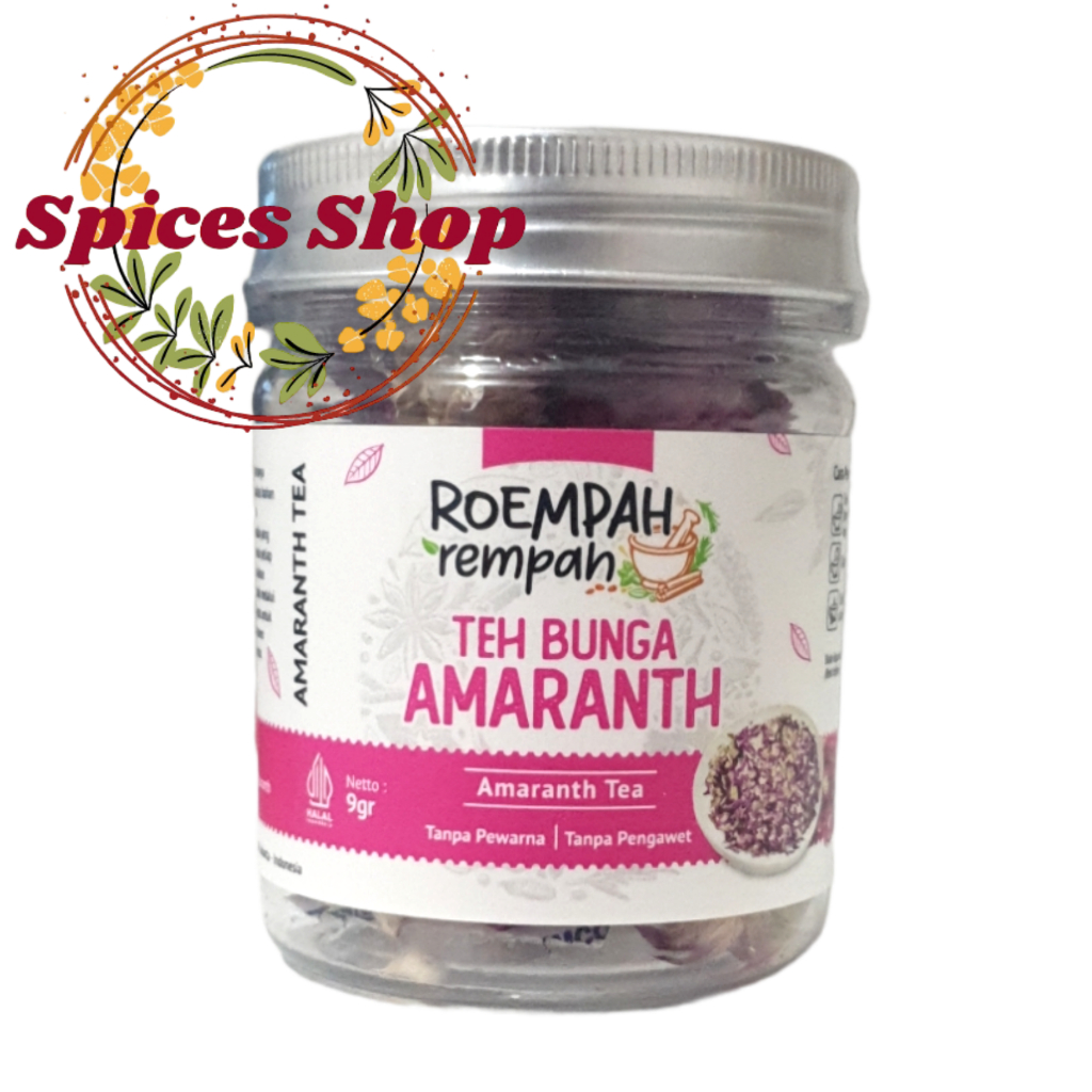 Jual Teh Bunga Amaranth ROEMPAH REMPAH / Tisane Amaranth Tea 9Gr ...