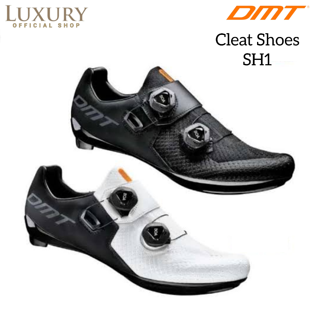 Jual Sepatu Sepeda Cleat DMT SH1 Carbon White Black Road Bike Cycling ...
