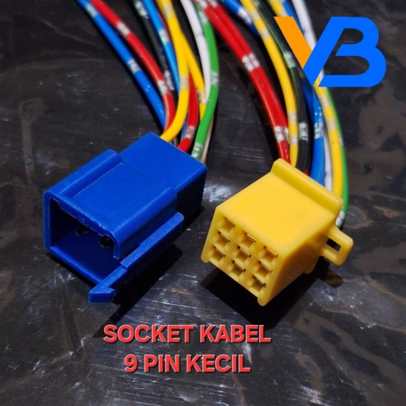 Jual Soket Kabel 9 Pin kecil Socket 9 Pin Socket Kabel Motor | Shopee ...