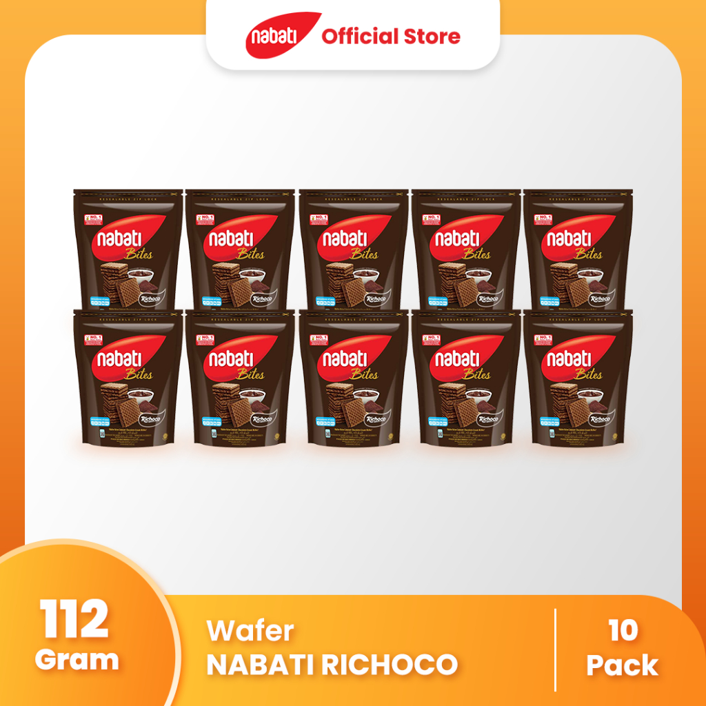 Jual [Bundle] NABATI Bites Richoco 100g x 10 | Shopee Indonesia