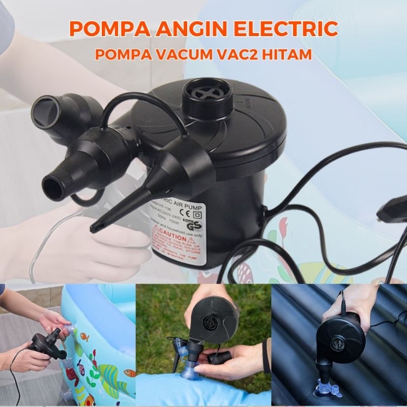 Jual POMPA ANGIN LISTRIK /KOLAM RENANG/KASUR ANGIN BISA SEDOT/POMPA ELEKTRIK | Shopee Indonesia