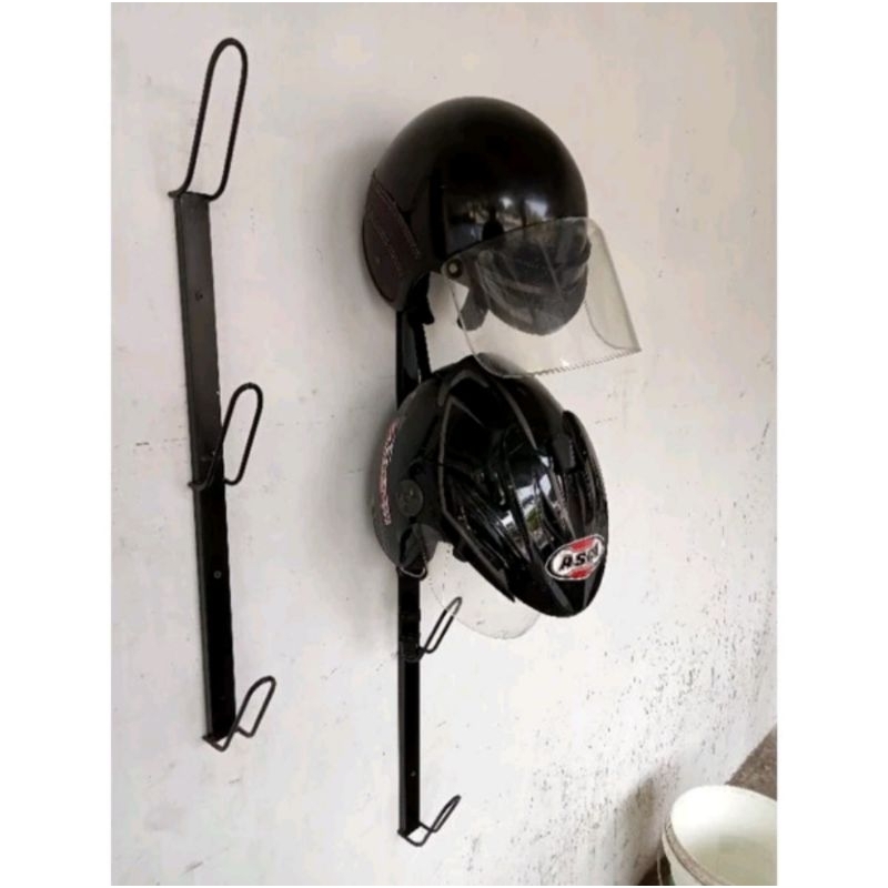 Jual ( 4 susun ) RAK HELM / GANTUNGAN HELM DINDING / GANTUNGAN HELM ...