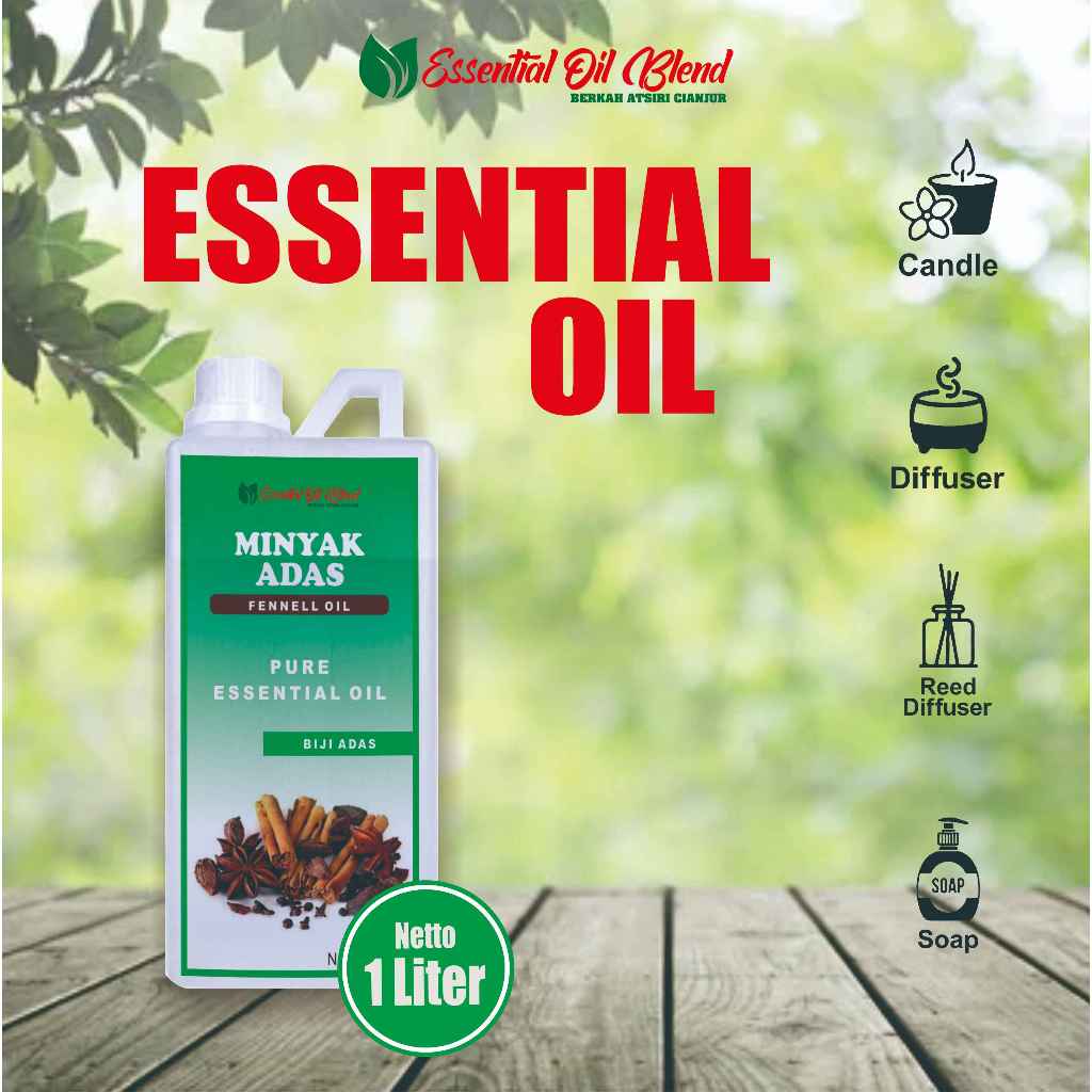 Jual Minyak atsiri Adas hasil penyulingan Netto : 1 Liter | Shopee ...