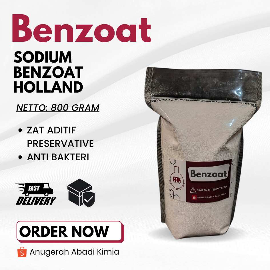 Jual Sodium Benzoate/ Natrium Benzoate 800 Gram | Shopee Indonesia
