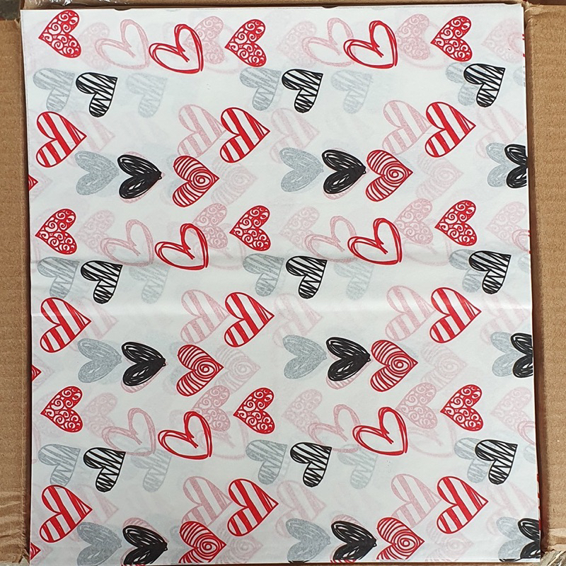 Jual wax paper motif uk 15x15 kertas laminasi nasi | Shopee Indonesia