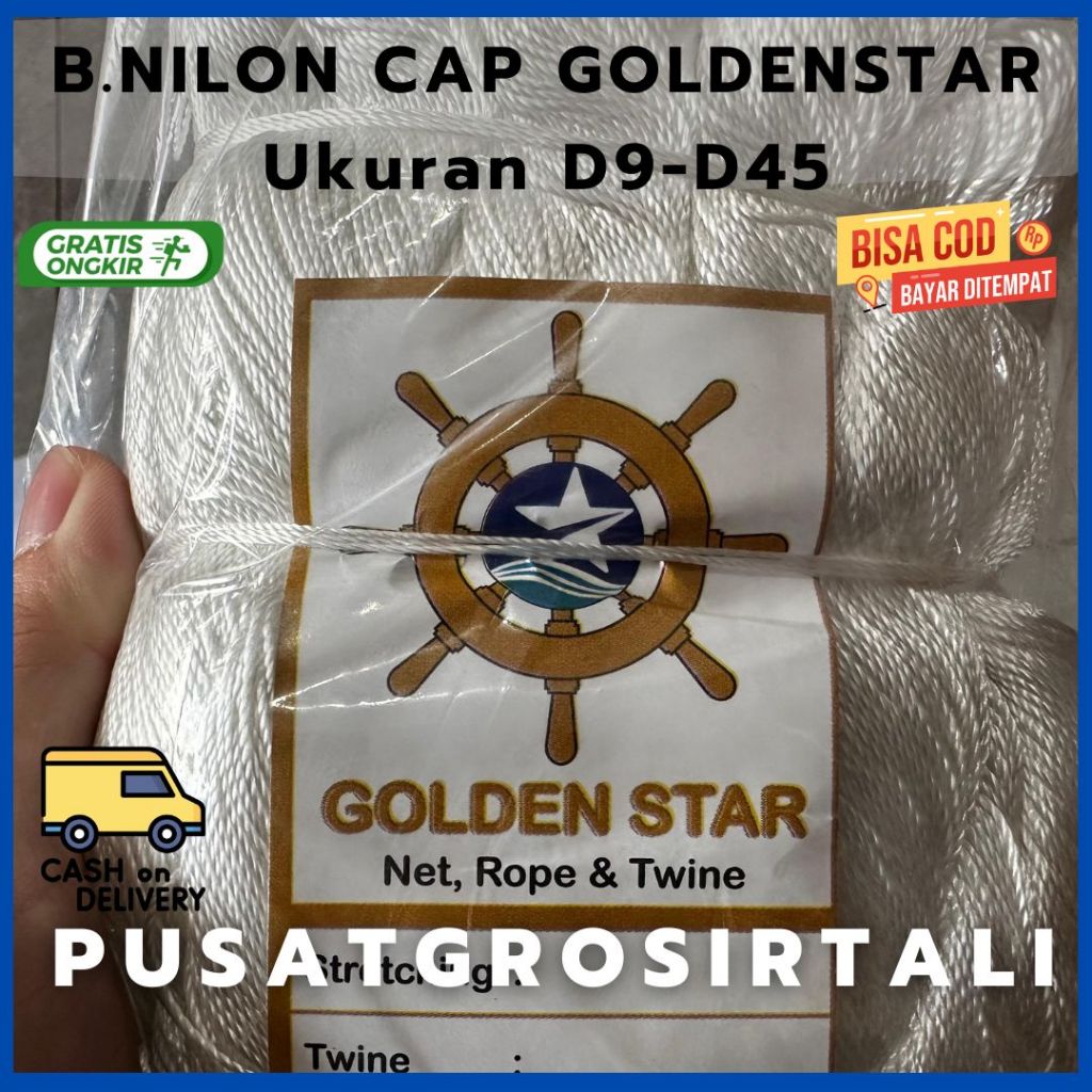 Jual Benang Nilon Pack @20 Ikat Ready D6 / D9 / D12 / D15 / D18 / D21 ...