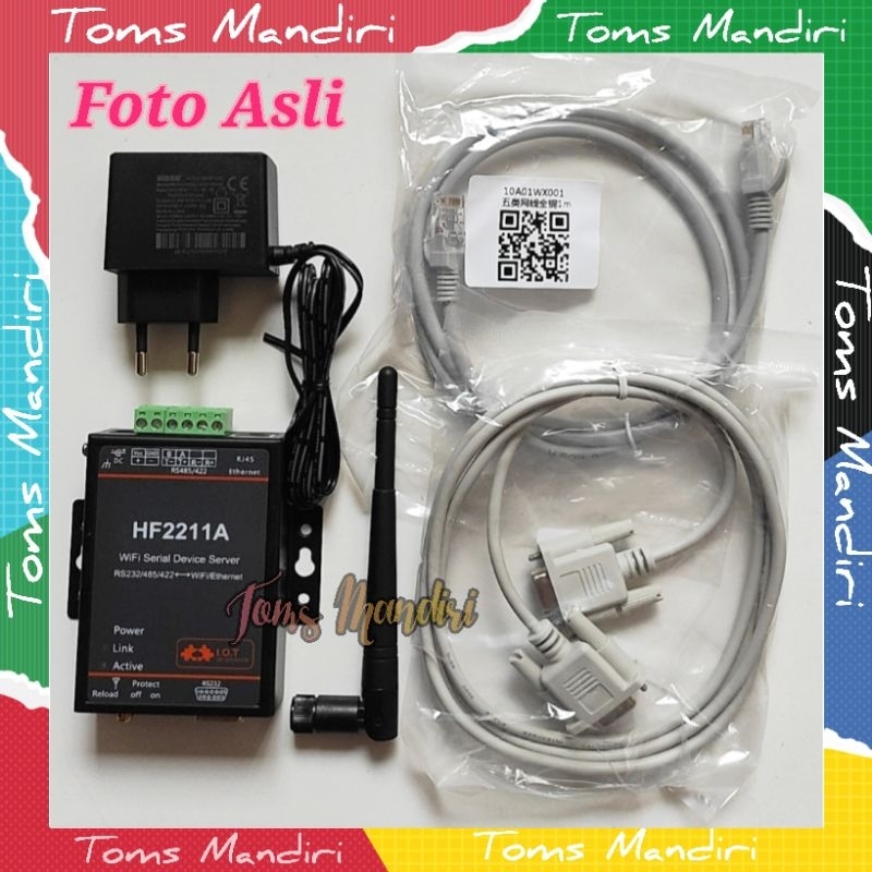 Jual HF2211A Serial Modbus RS232 RS485 RS422 TO Wifi Ethernet | Shopee Indonesia