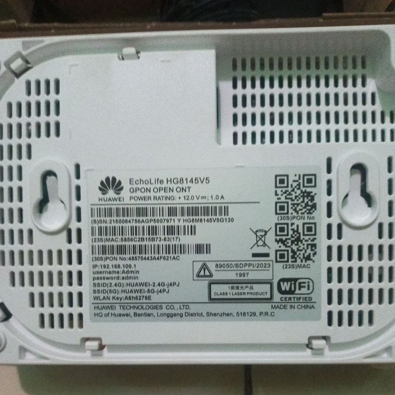 Jual KODE M33S Huawei 5V5 DualBand 5G Port Biru Plus Adaptor | Shopee ...