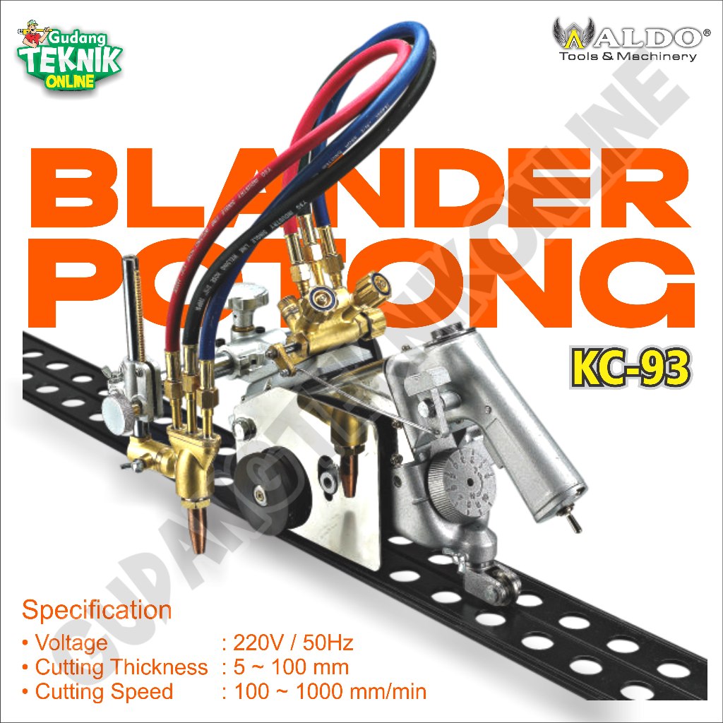 Jual Alat Blender Potong ALDO With Rail KC-93 / Blander Cutting Machine ...