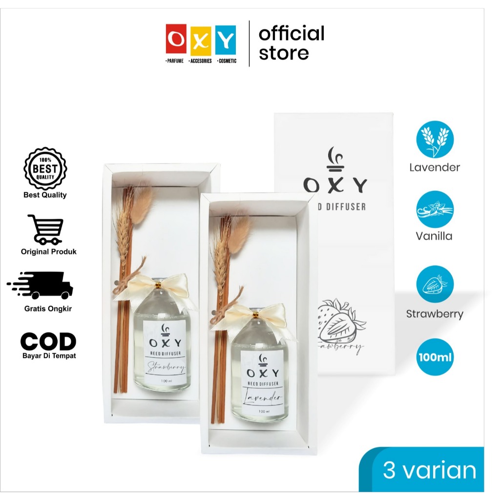 Jual OXY PARFUME - Reed Diffuser pengharum ruangan aroma vanila ...