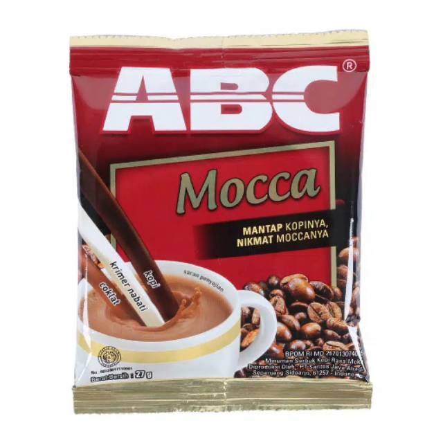 Jual Kopi Abc Mocca sachet 27g isi 10 Pcs | Shopee Indonesia