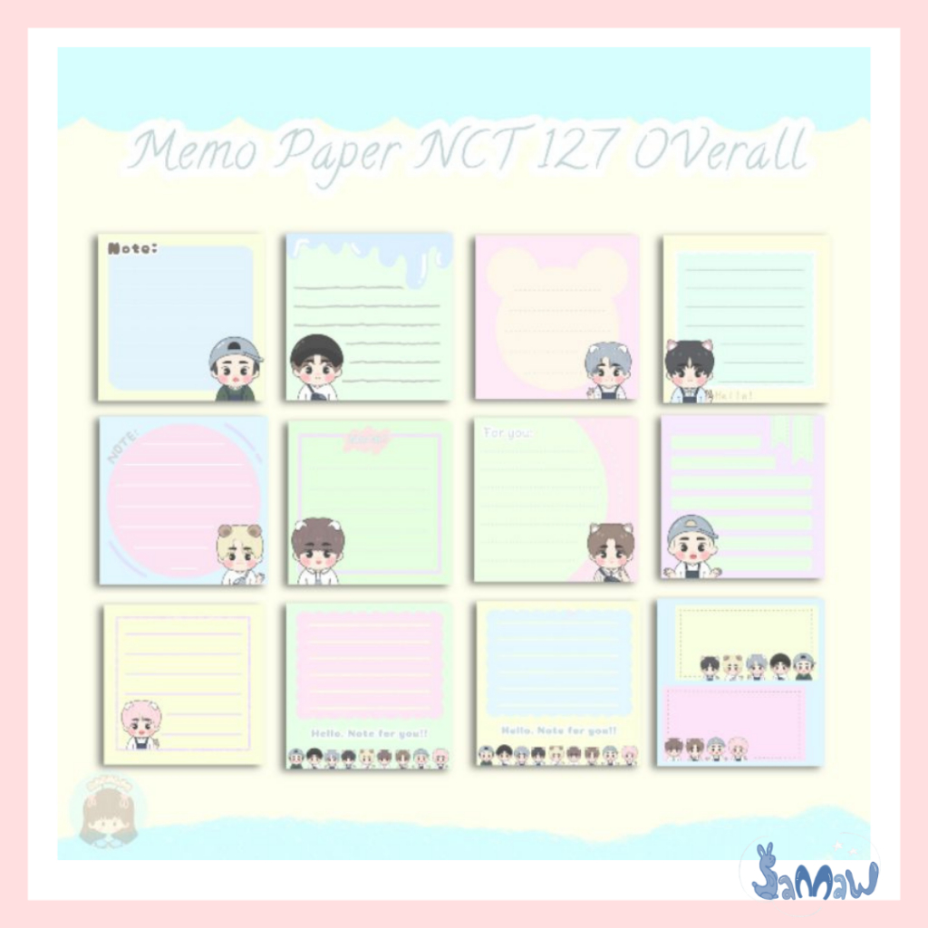 Jual Memopad NCT 127 | Memo Paper | Journaling | Catatan Cute | Shopee ...