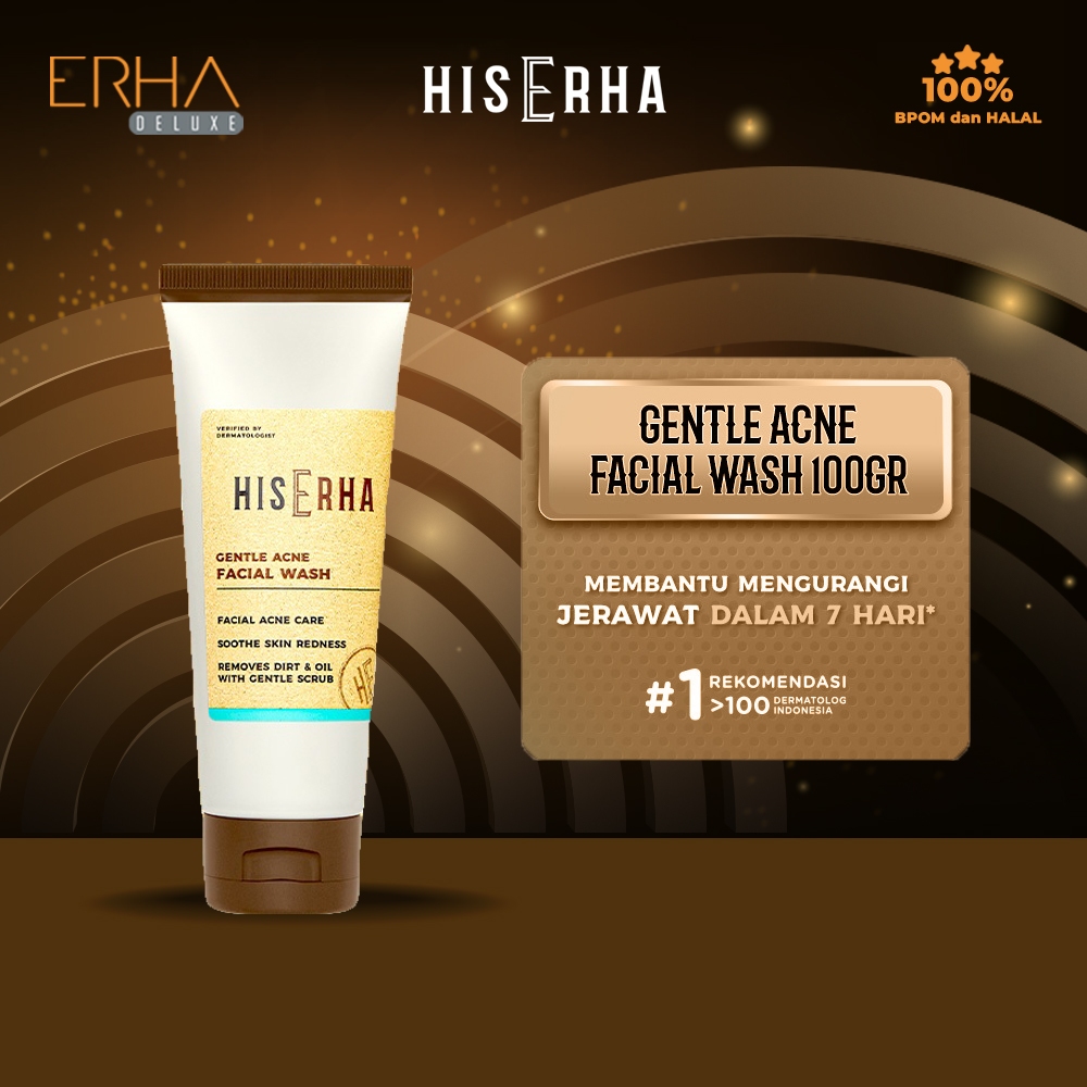 Jual HIS ERHA Gentle Acne Facial Wash 100g - Sabun Pembersih Wajah ...