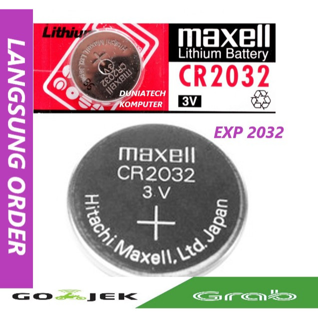 Jual Baterai CMOS CR2032 Lithium Maxell 3V CR 2032 CR2032 Battery ORIGINAL | Shopee Indonesia