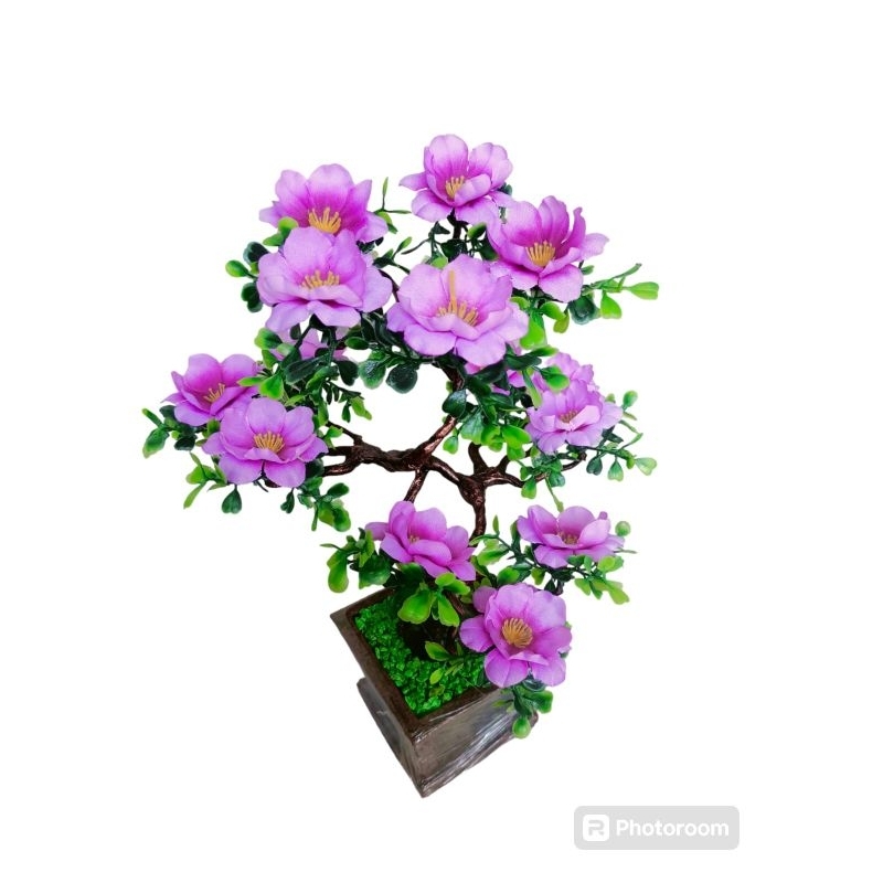 Jual [bunga set pot] bunga meja 14 kuntum / Tanaman Hias Plastik ...