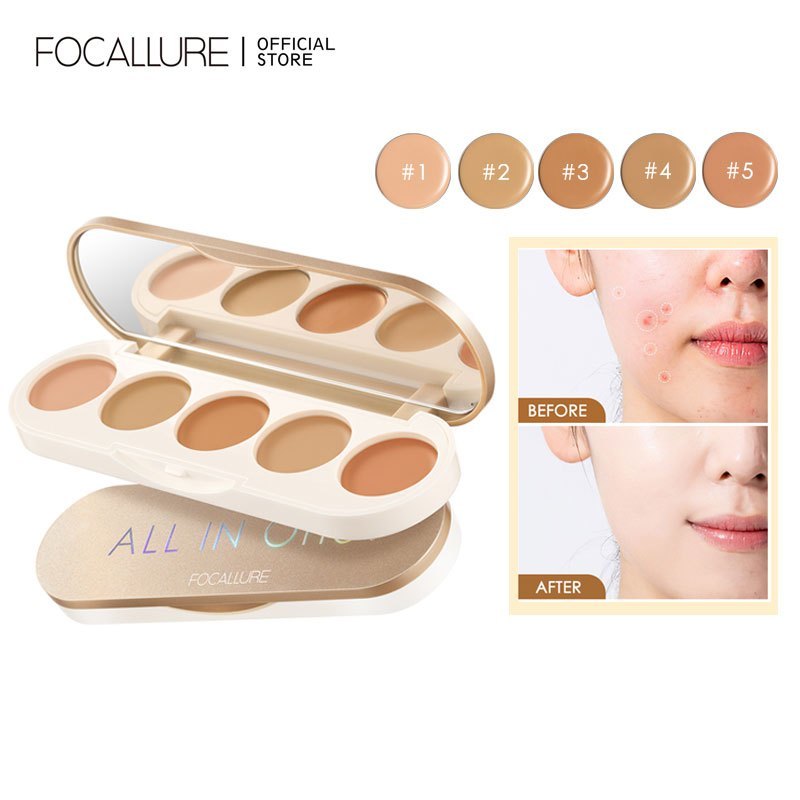 Jual FOCALLURE - All In One Concealer Palette FA299 | Shopee Indonesia