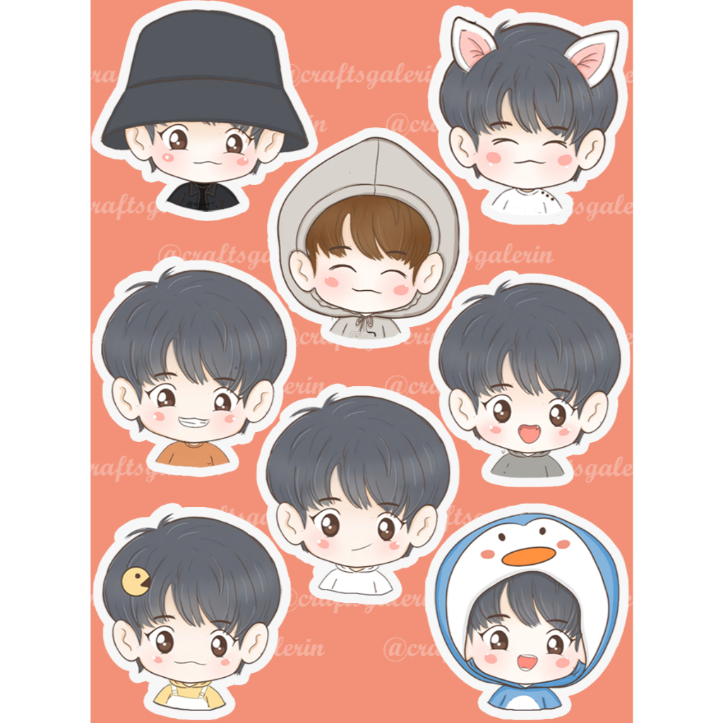 Jual STICKER CUTTING SUNGHOON ENHYPEN WATERPROOF | Shopee Indonesia