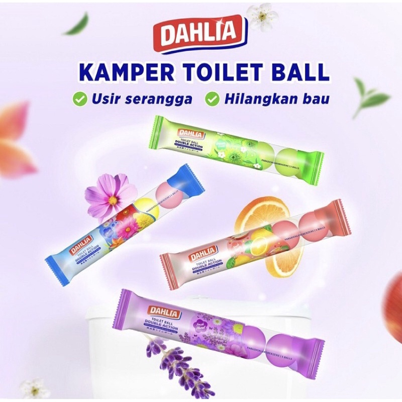 Jual DAHLIA KAMPER BALL TOILET DOUBLE ACTION(SATUAN) | Shopee Indonesia
