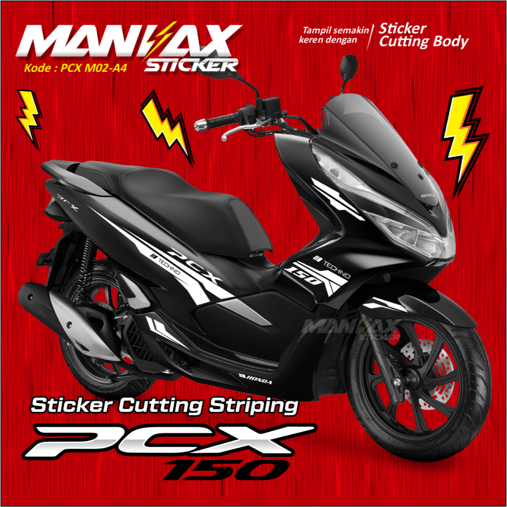 Jual Sticker PCX Striping PCX Sticker Cutting PCX Variasi Warna Bahan ...