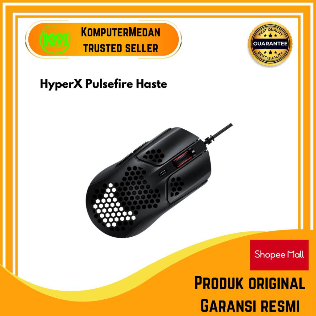 Jual Mouse Gaming HyperX Pulsefire Haste | Shopee Indonesia