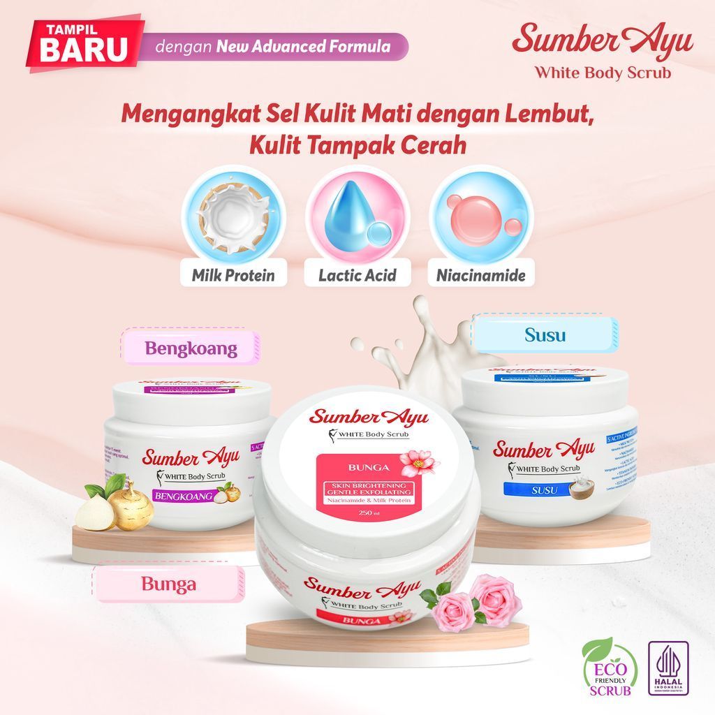 Jual SUMBER AYU WHITE BODY SCRUB 250ML | Shopee Indonesia