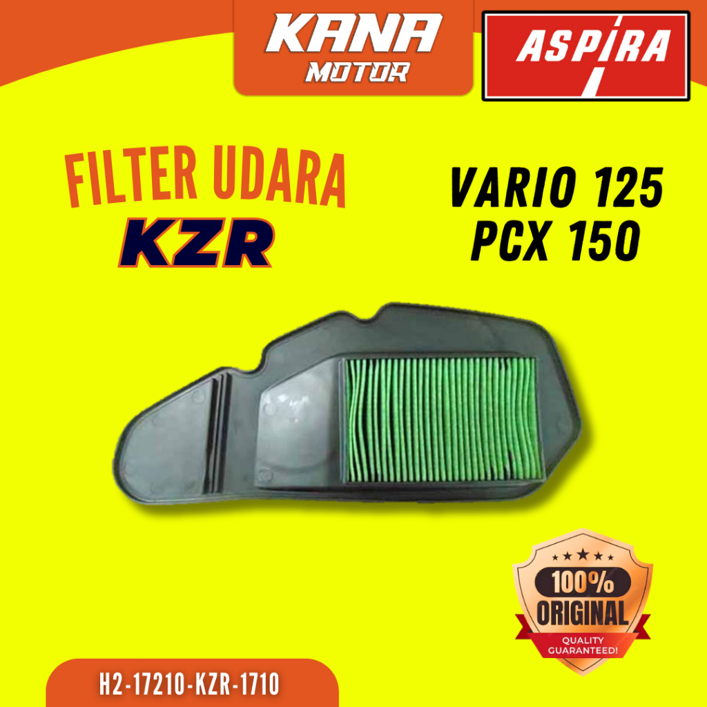Jual FILTER SARINGAN UDARA KZR VARIO TECHNO 150 125 FI CBS ISS HELM IN ...