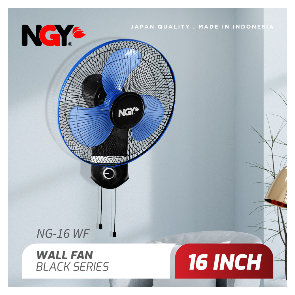 Jual NAGOYA Wall Fan / Kipas Angin Dinding 16 inch | NG-16WF NAGOYA | Shopee Indonesia