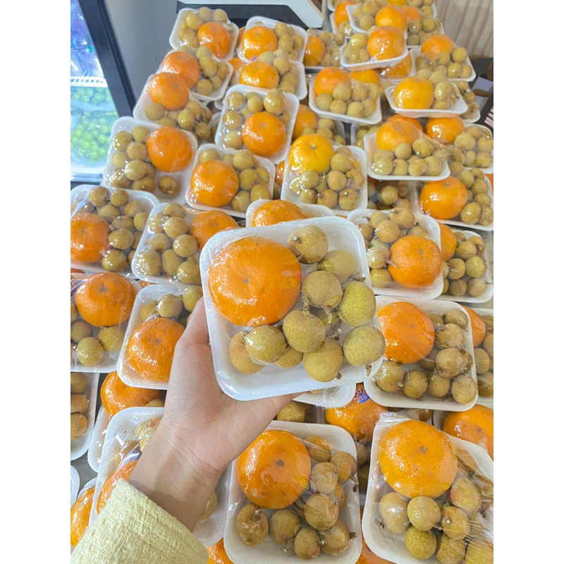 Jual parsel parcel paket buah segar buah mini isi 2 hampers bingkisan ...