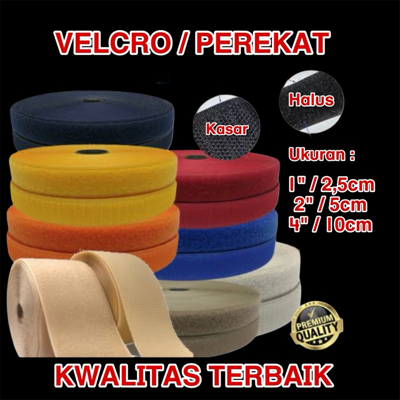 Jual Velcro magic tape / perekat kain / perepet ( 1Roll) | Shopee Indonesia