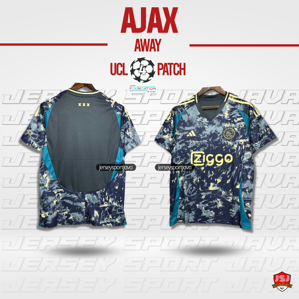 Jual ( READY STOK ) JERSEY BAJU BOLA AJAX AWAY 2024/2025 GRADE ORIGINAL PREMIUM IMPOR JERSEY ...